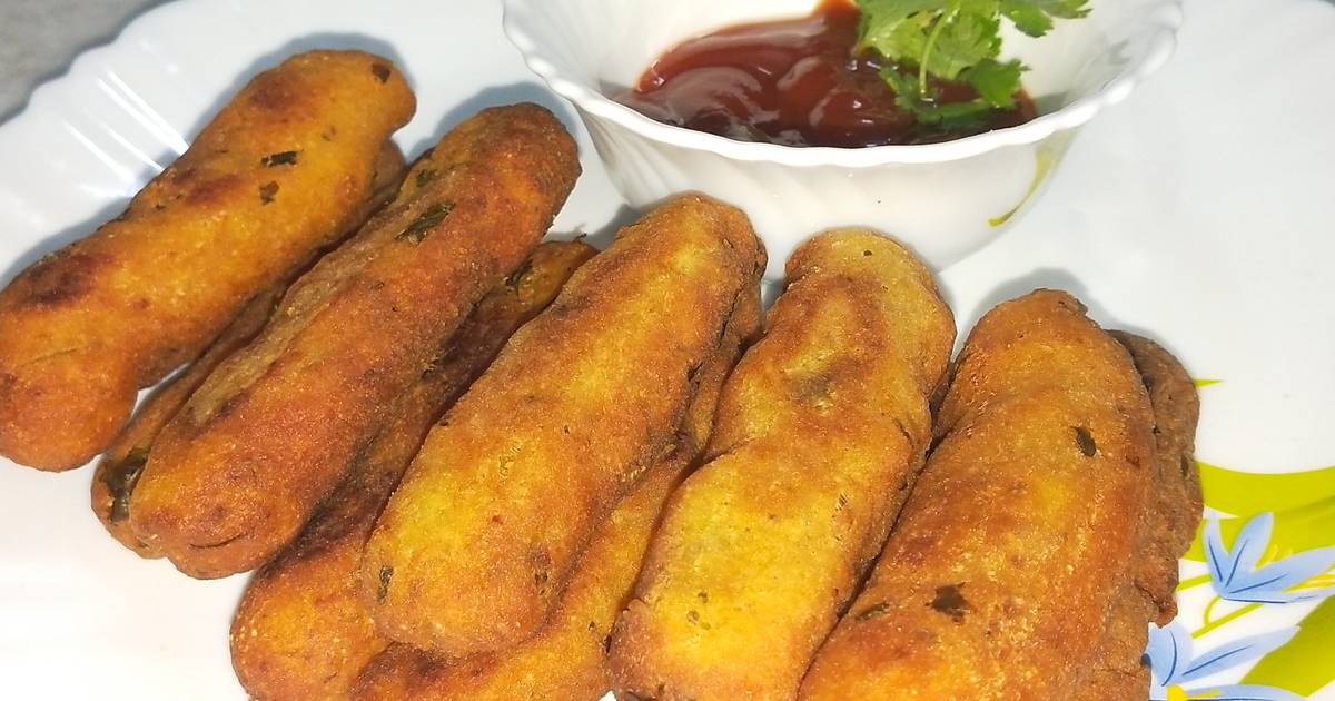 Mali Chakraborty দ্বারা সুজি আলুর ফিঙ্গার (suji alu finger recipe in ...