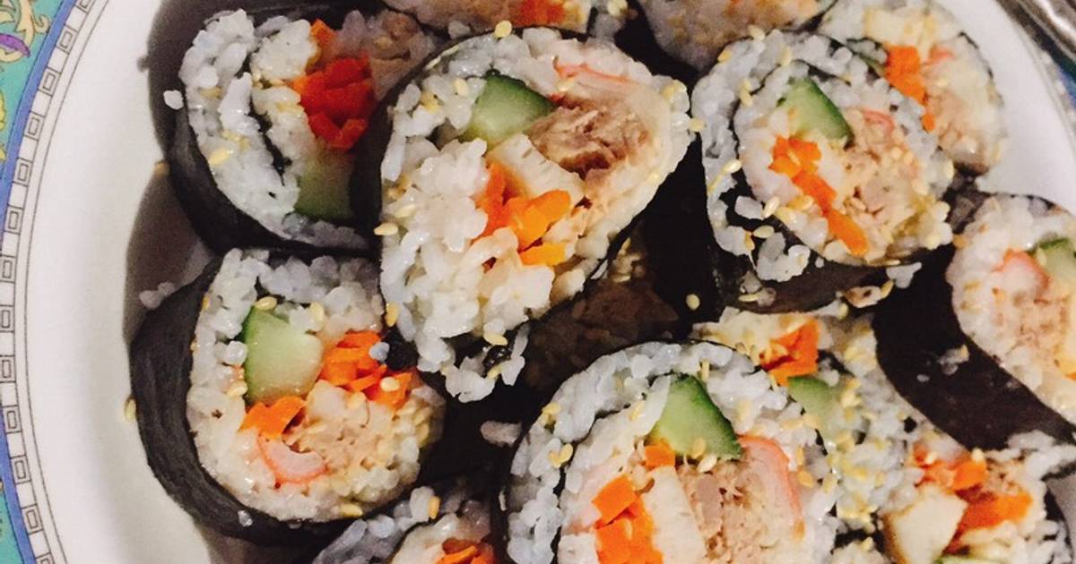 15 resep kimbab tuna mayo enak dan sederhana ala rumahan - Cookpad