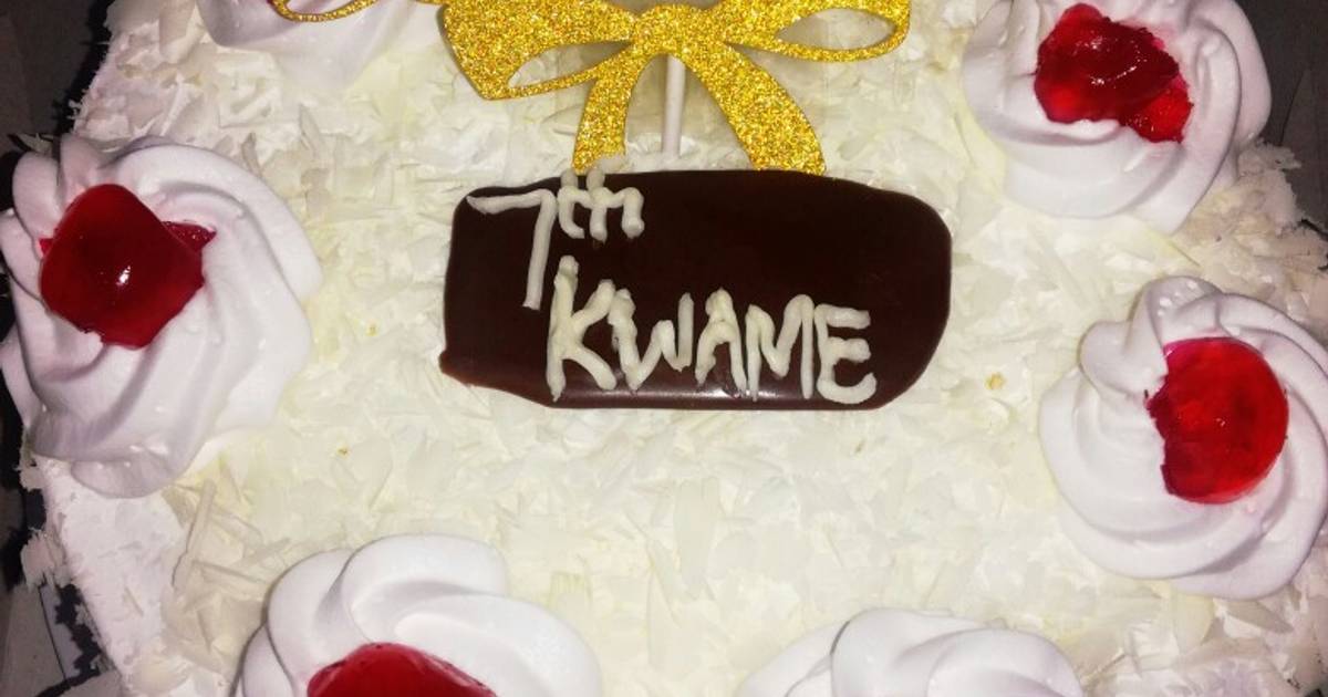 White forest cake Recipe by Naima Osman Osman Sultan - Cookpad