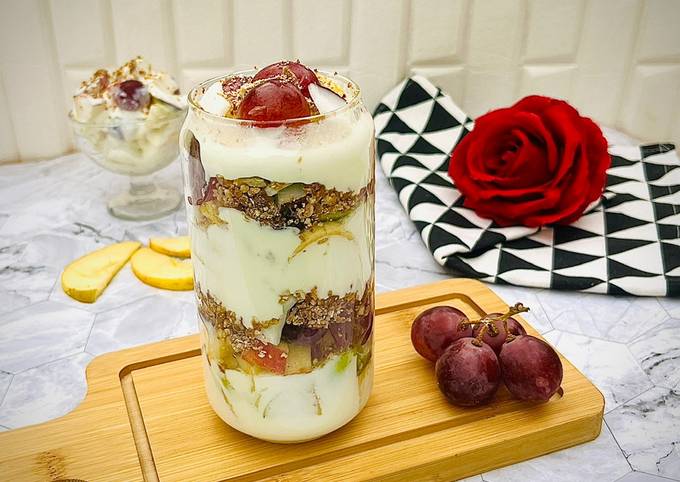 Fruit parfait Recipe by Maryam Harande - Cookpad