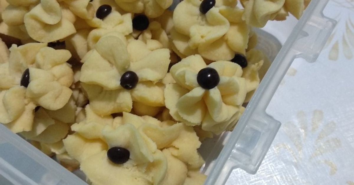 Resep Semprit Susu 3 Bahan oleh Jretno - Cookpad