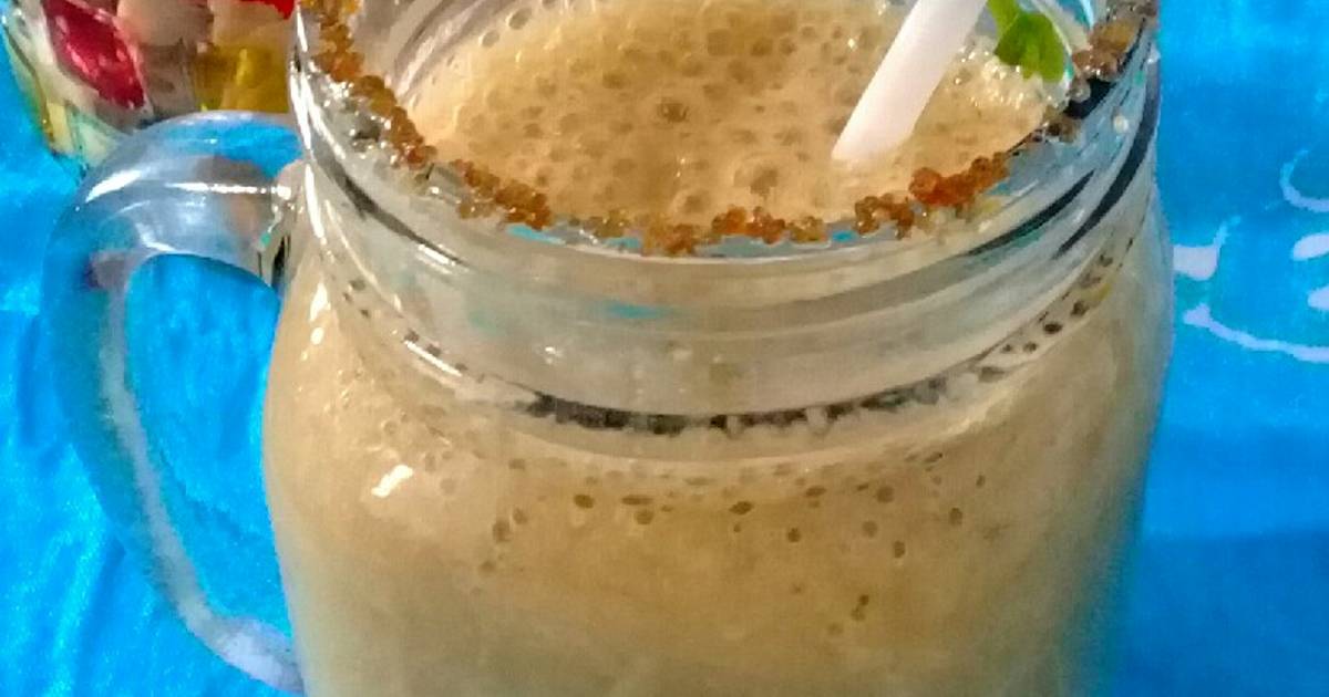 Resep Jus Pisang, Susu & Bunga Telang oleh Erowati - Cookpad