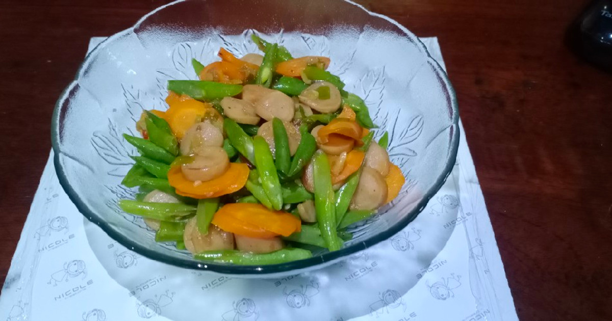 Resep Tumis Buncis Wortel Sosis oleh Amanda Prasetyo - Cookpad