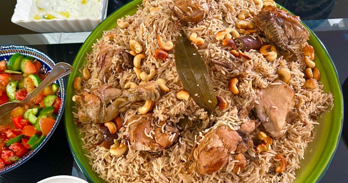 طريقة عمل كبسة رز مبهر مع الكاجو على اصولها بطريقة سهلة وسريعة من سما ...