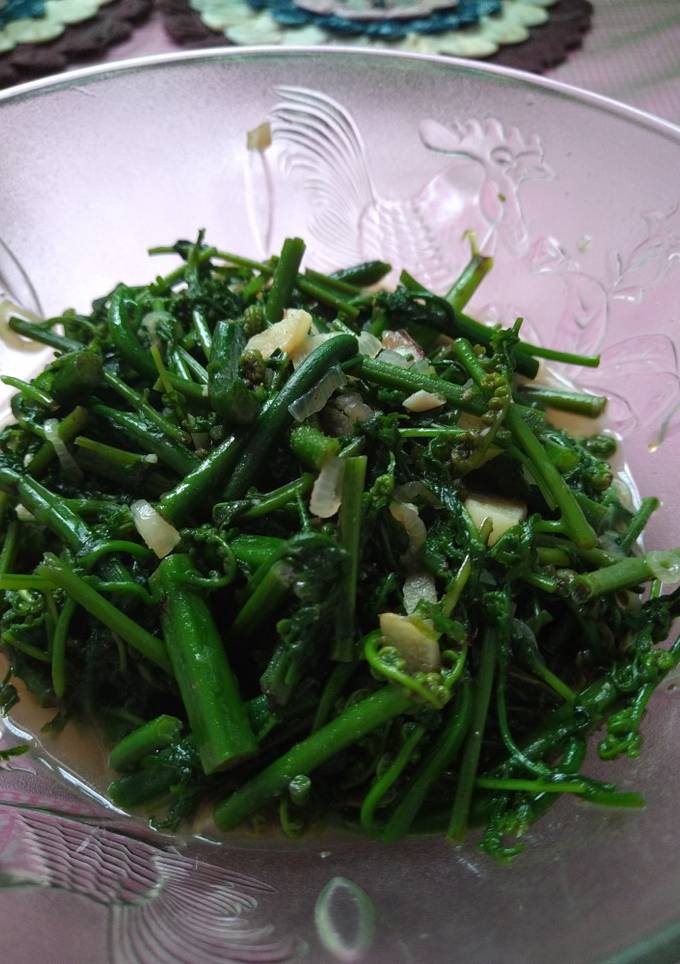 Resep Sayur Pakis Diet Rendah Kalori oleh Coco Dyre - Cookpad