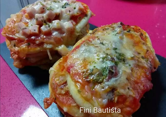 Pan pizza Receta de Fini Bautista Angulo- Cookpad