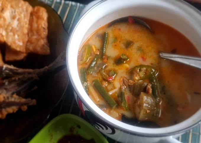 Resep Lodeh Terong Kacang Panjang oleh Wianaa - Cookpad