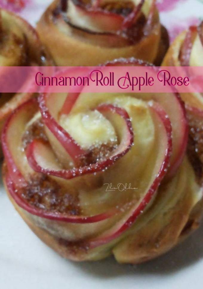 Resipi Cinnamon Roll Apple Rose oleh Zleq Kha - Cookpad