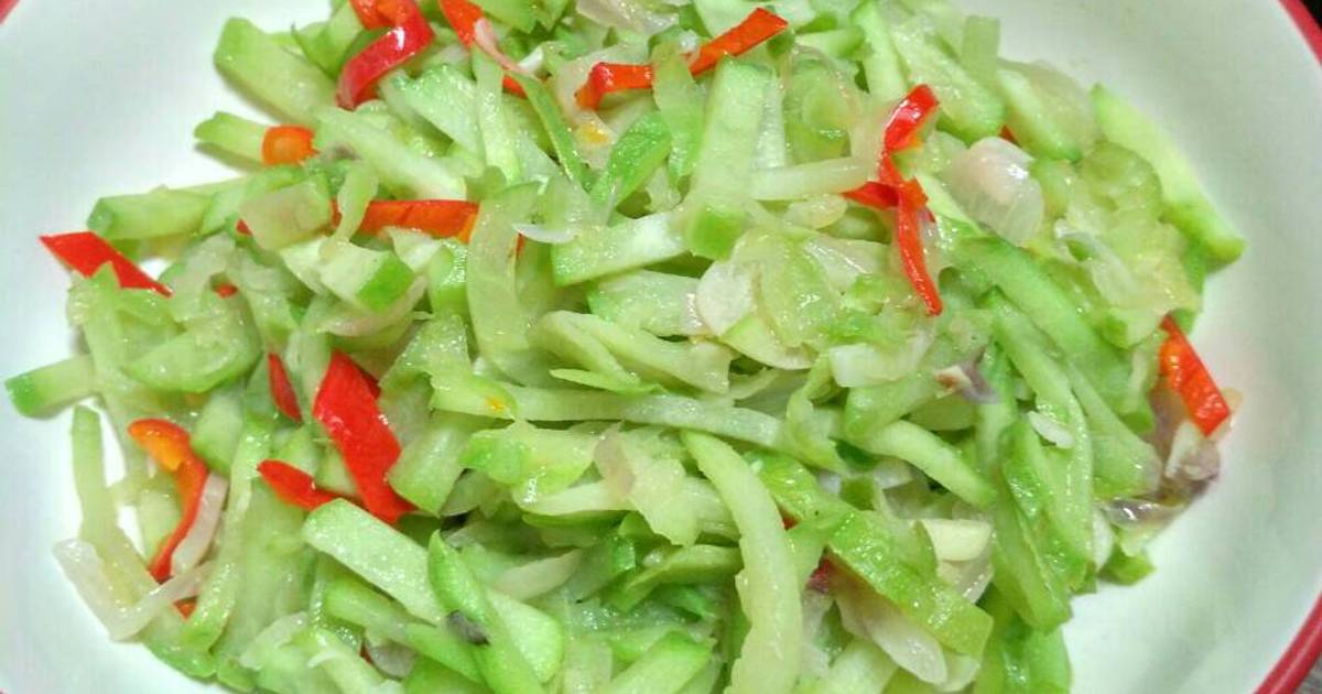 Resep Oseng Labu Siam (kres-kres) oleh iin - Cookpad