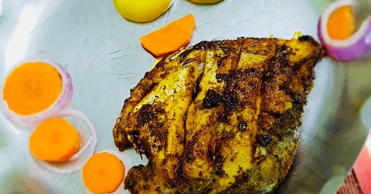 Pomfret Fish Fry Recipe by Jasmitha Jogi - Cookpad