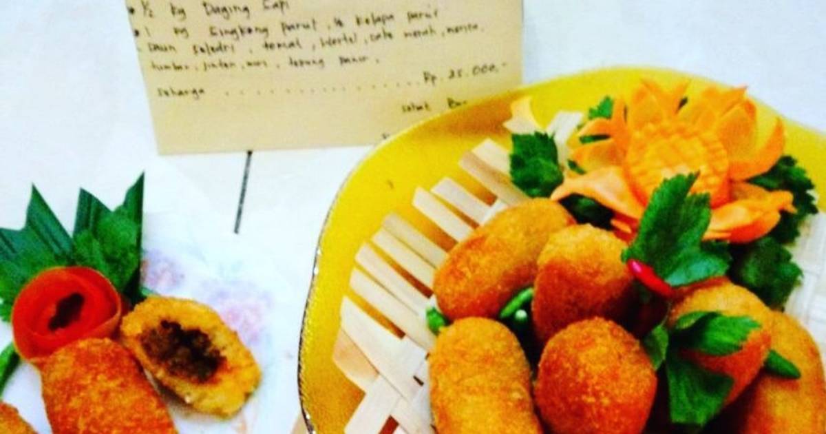 Resep Bro Sidang (combro isi daging rendang) oleh mei ika wulandari ...