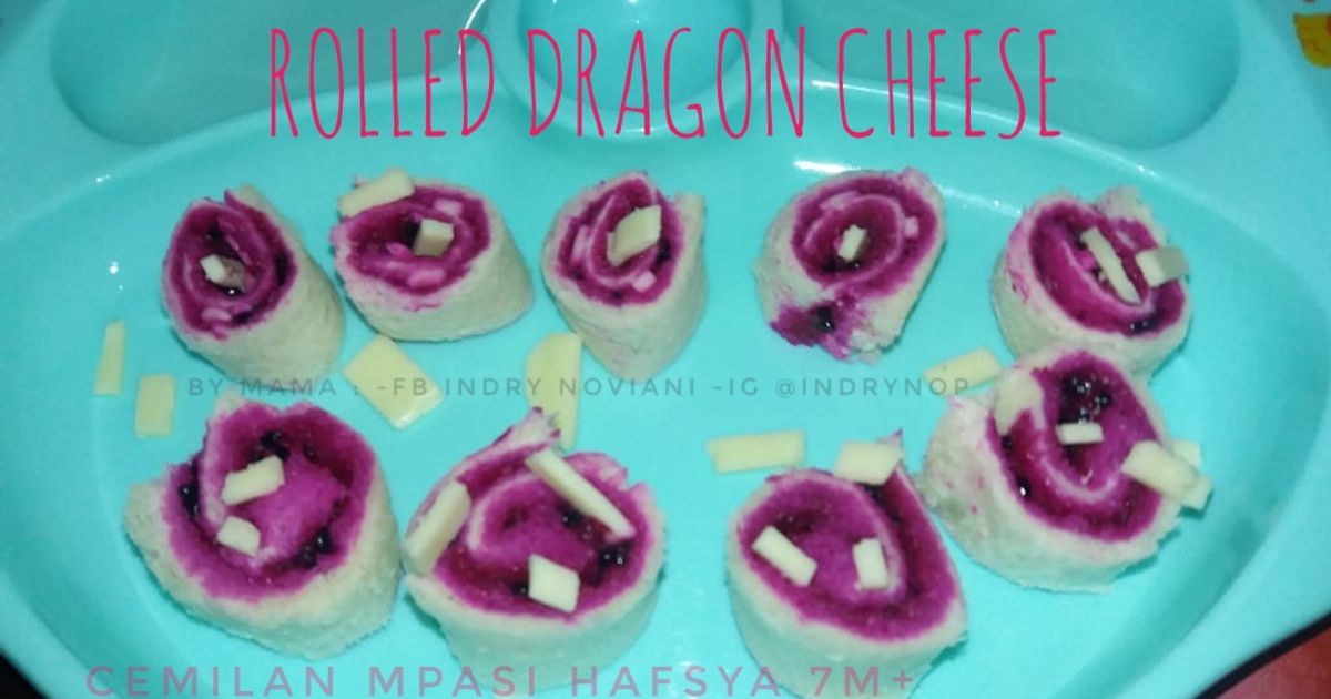 Resep Rolled Dragon Cheese (Cemilan Mpasi) oleh Indry Noviani - Cookpad