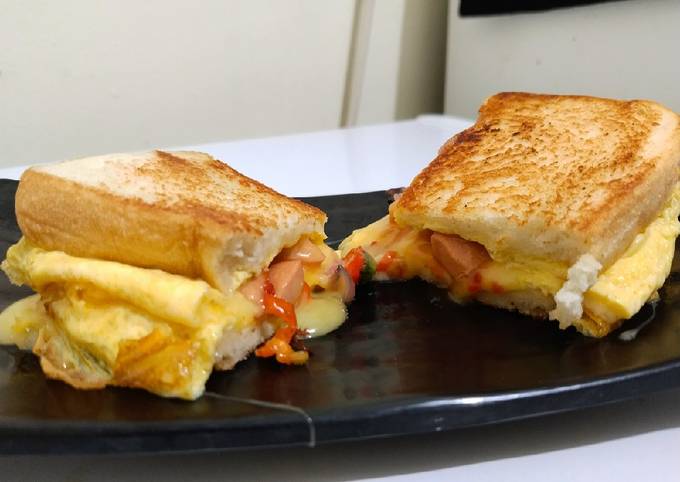 Resep Roti Telur Lipat Korea Mozarella Oleh Kiki Nomuyepo Cookpad
