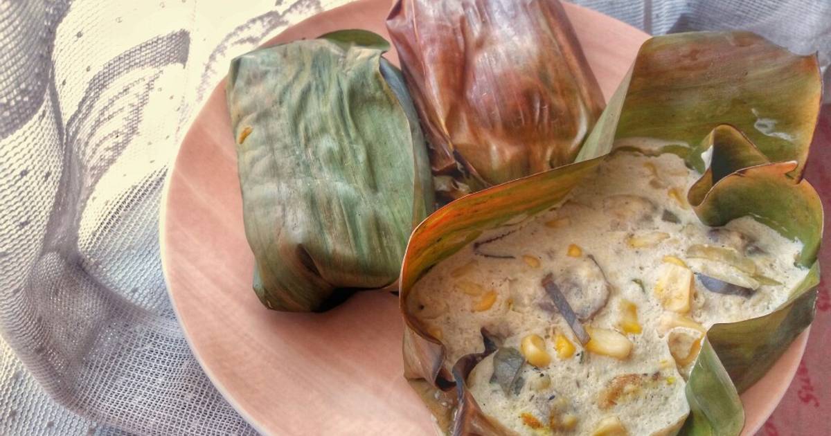 Botok Jagung Jamur Tahu Telur Recipe by Iskan Detia Karina - Cookpad