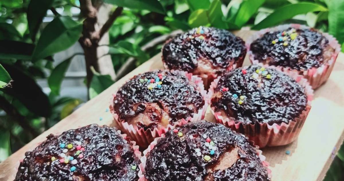 Resep Muffin Pisang Coklat Kukus oleh Layly Aslinda Saraswati - Cookpad