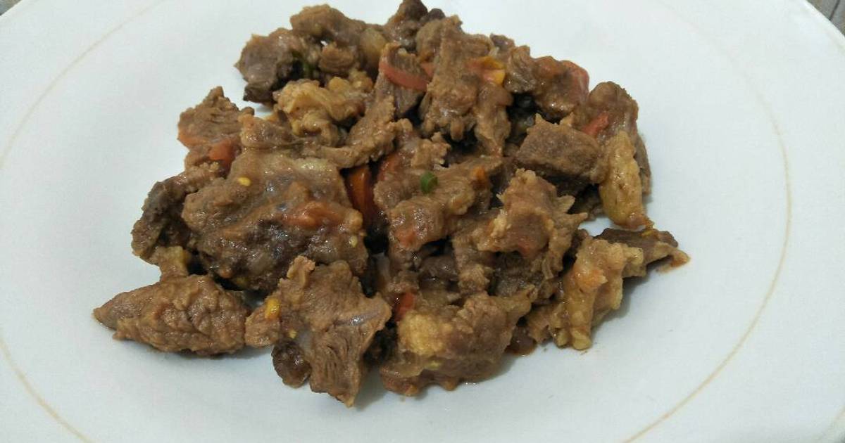 Wet fry beef Recipe by Winnie Aducxer - Cookpad