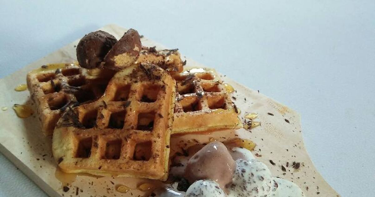 Resep waffle simple dengan putih telur kocok rumahan enak dan mudah ...