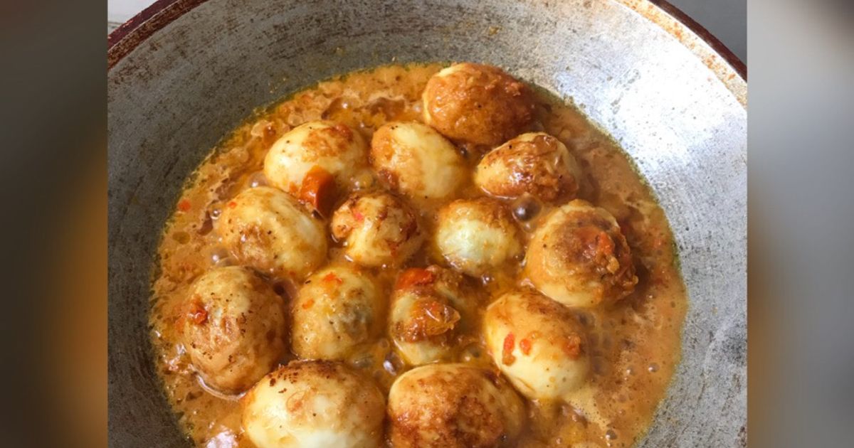 Resep Sambal Telur Pedas Lada Hitam oleh Kaianiandra - Cookpad