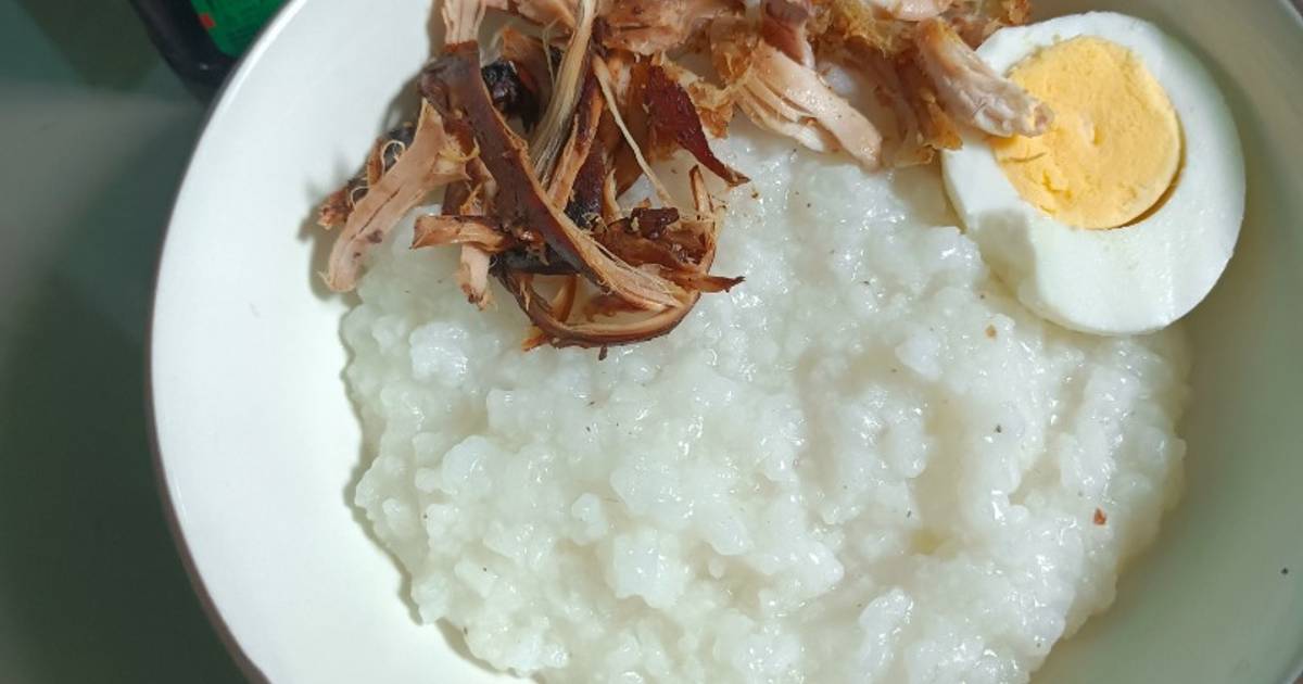 Resep Bubur polos gurih oleh Farida Apriani - Cookpad