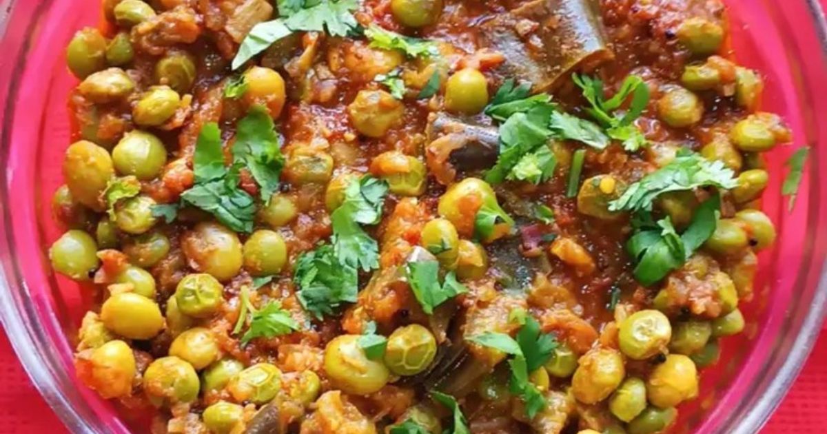 Fresh Tuver And Brinjal Subji Recipe by Sangita Vyas - Cookpad