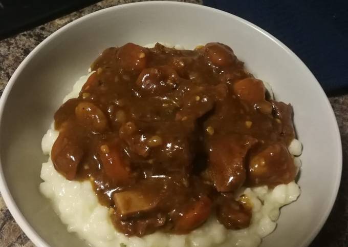 Samp and beef stew Recipe by Ntuntu - Cookpad