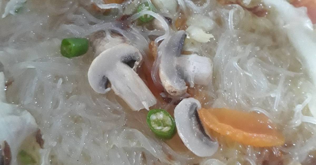 Resep 41. Bihun jamur kuah oleh Rineka Dewi Alus - Cookpad