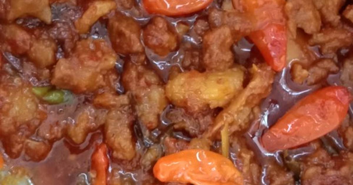 Resep Oseng Mercon khas Jogja oleh Anggita Indah P - Cookpad