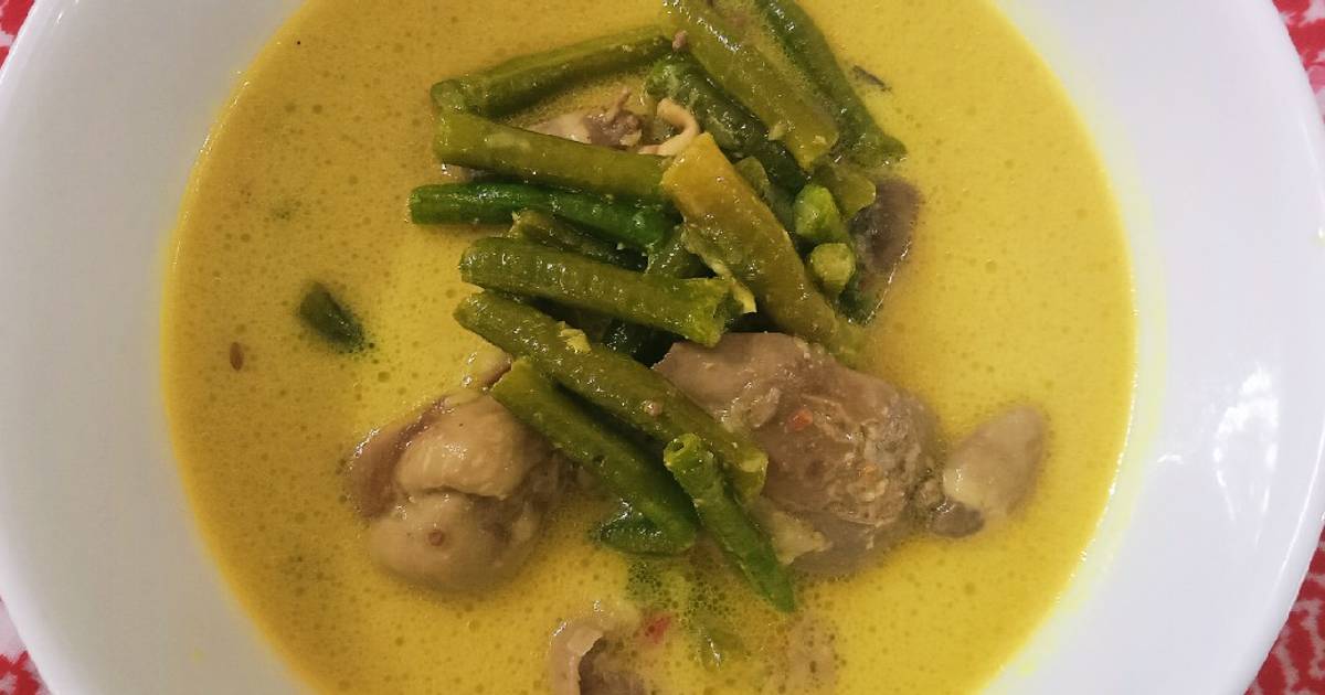 Resep Gulai Rempelo Ati dan Kacang Panjang oleh Dewi Pras - Cookpad
