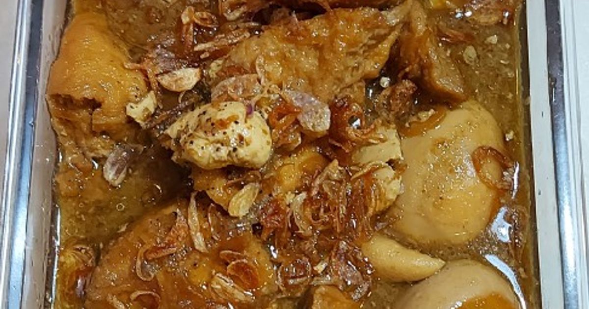 Resep Semur Tahu Telor oleh Pawon'e Mas Paijo - Cookpad