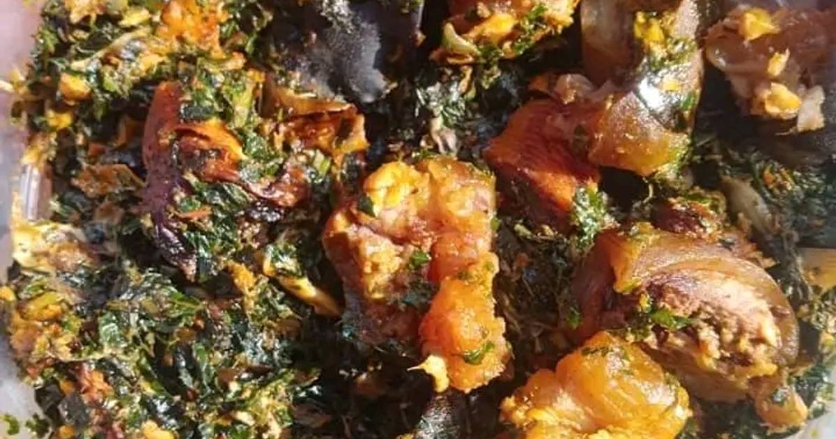 Vegetable soup (edi kakong) Recipe by Chefchi Kitchen - Cookpad