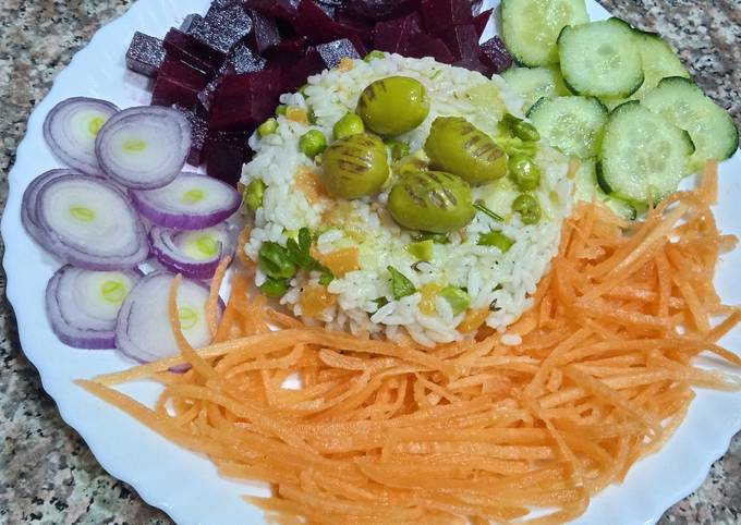 Salade de riz aux légumes de saison 🍚 de Kel Zid - Cookpad Salade de riz aux légumes de saison 🍚 de Kel Zid - Cookpad
