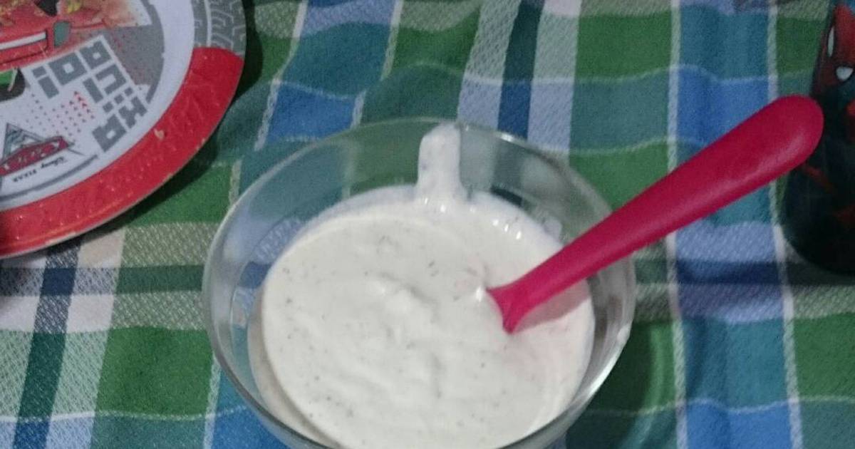 Salsa de yogur Receta de Layla Gutierrez Suarez- Cookpad