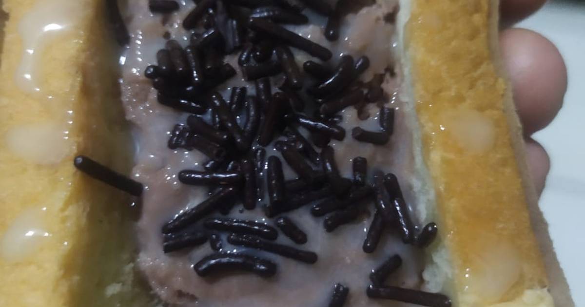 Resep Roti ice cream jajanan anak - anak oleh Adara Julaikha - Cookpad
