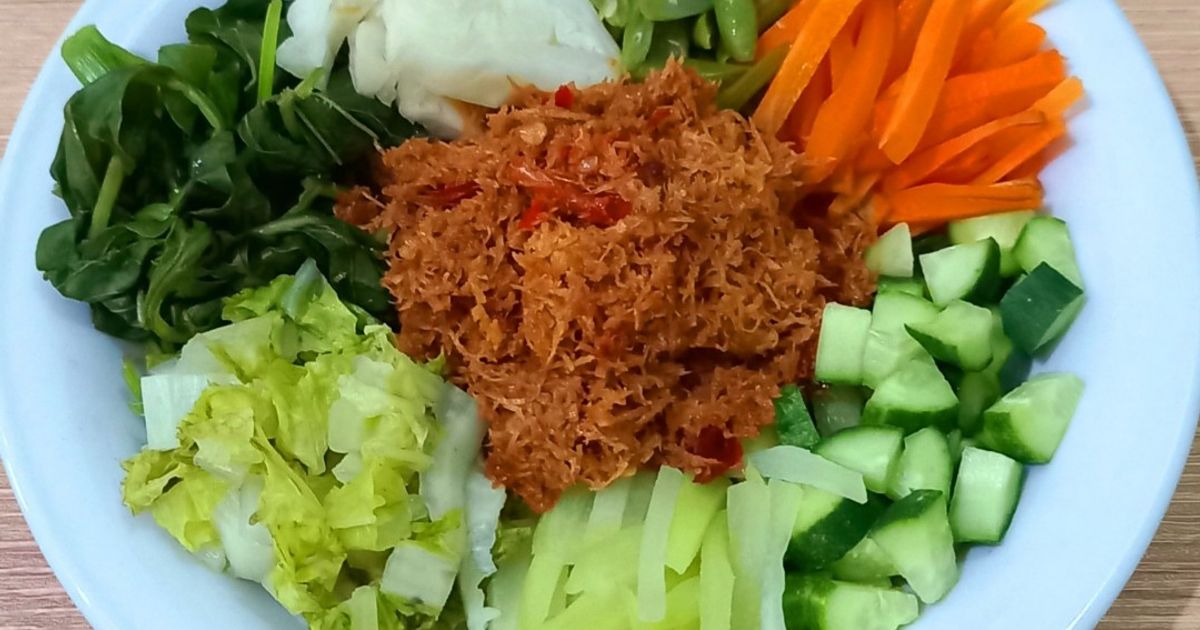 Resep menu syukuran gudangan rumahan enak dan mudah - Cookpad