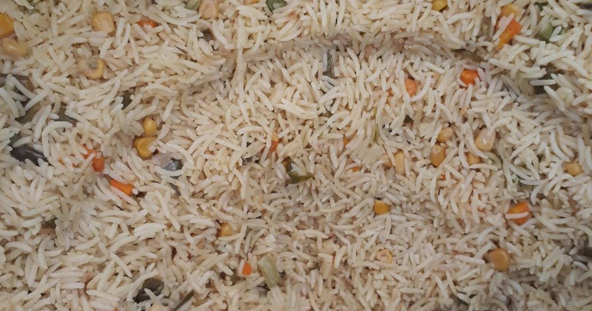 Coconut Garnished rice Recipe by Glory - Cookpad