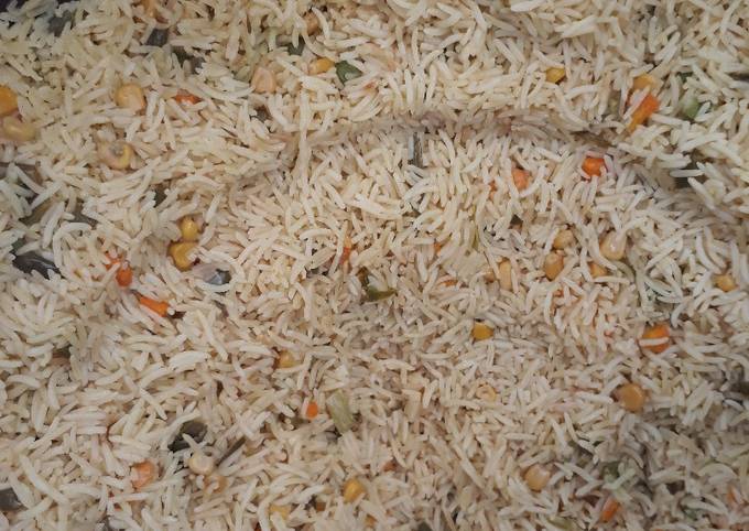 Coconut Garnished rice Recipe by Glory - Cookpad
