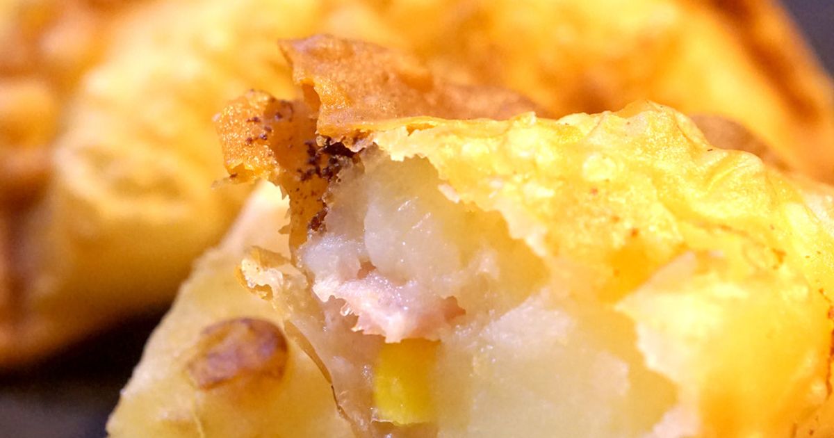 Crispy Easy Bacon Potato Cheese Fried Gyoza Recipe by 匡Masa