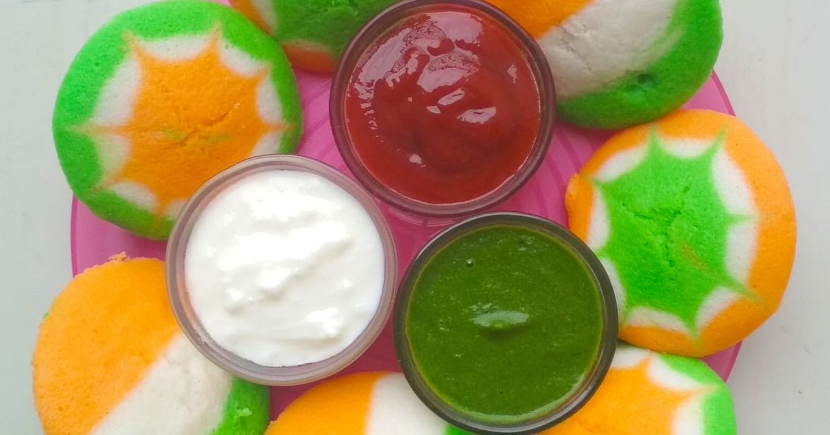 Tricolor Idli Recipe by pooja - Cookpad