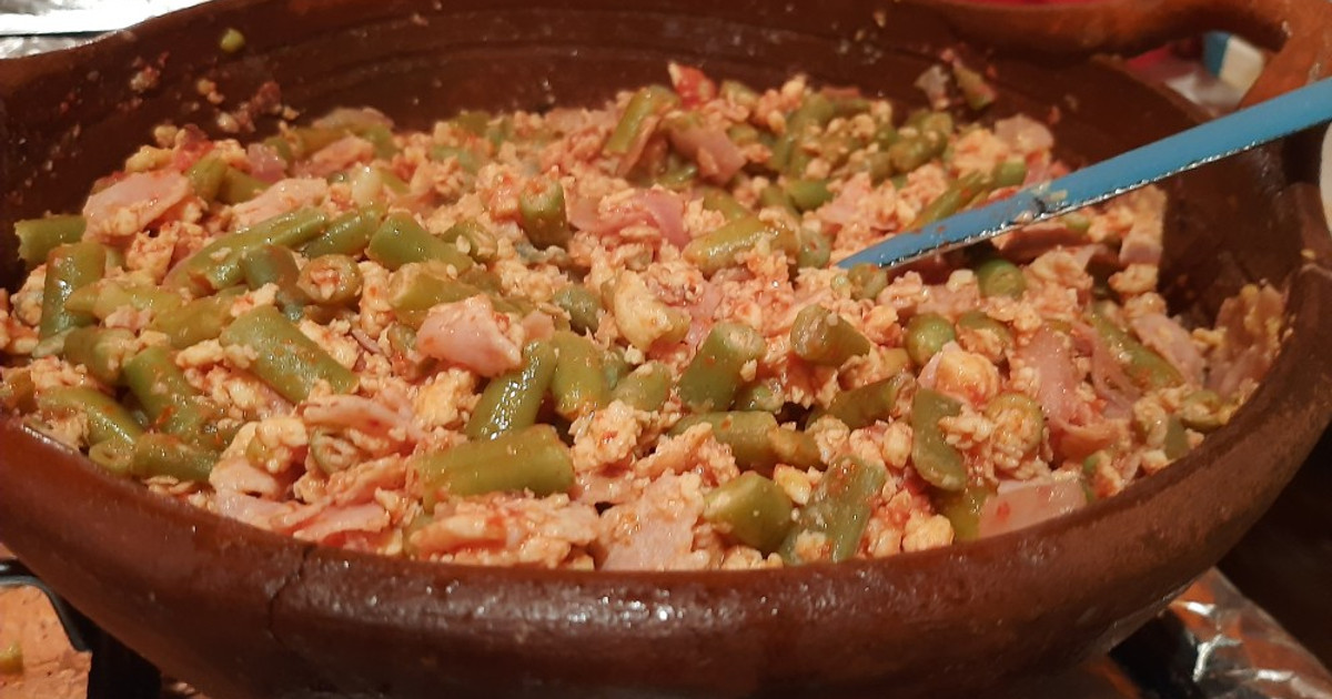 Ejotes Con Huevo Receta de Natalia Díaz- Cookpad