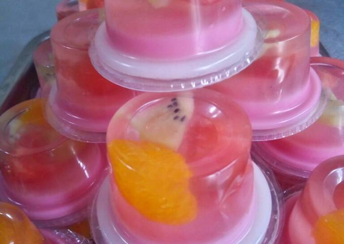 Resep Puding buah oleh dwi ana - Cookpad