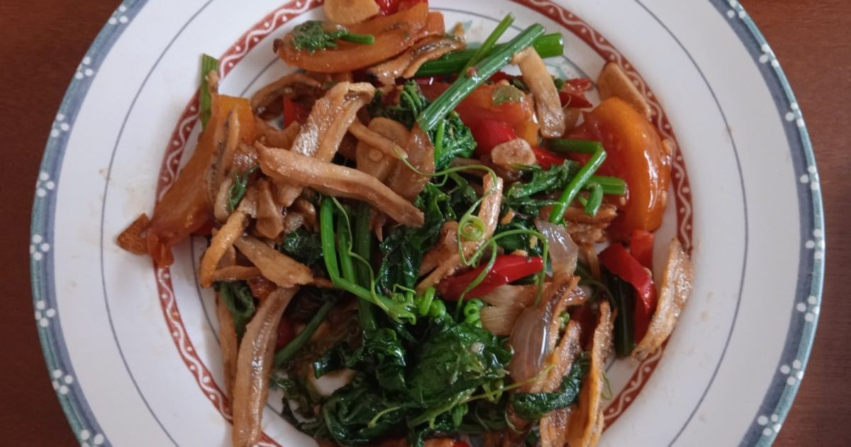 Resep Tumis Pucuk Labu +Ikan Teri oleh Vince Hutagalung - Cookpad