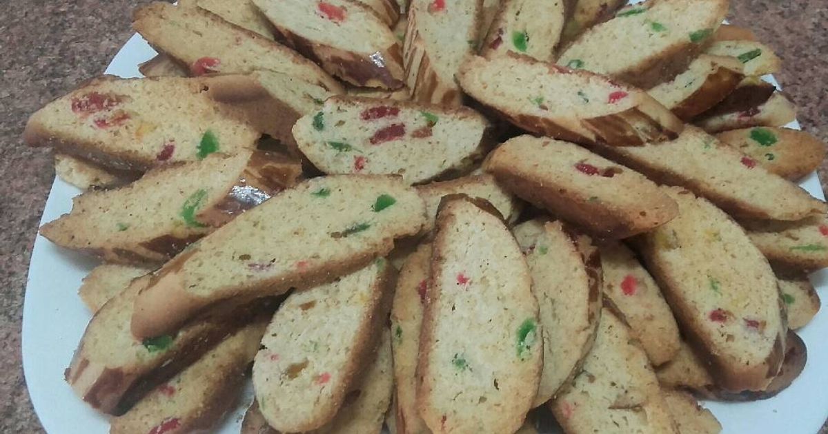 Fakas Marroquí Con Fruta Confitada (Biscotti) Receta de Comida de ...