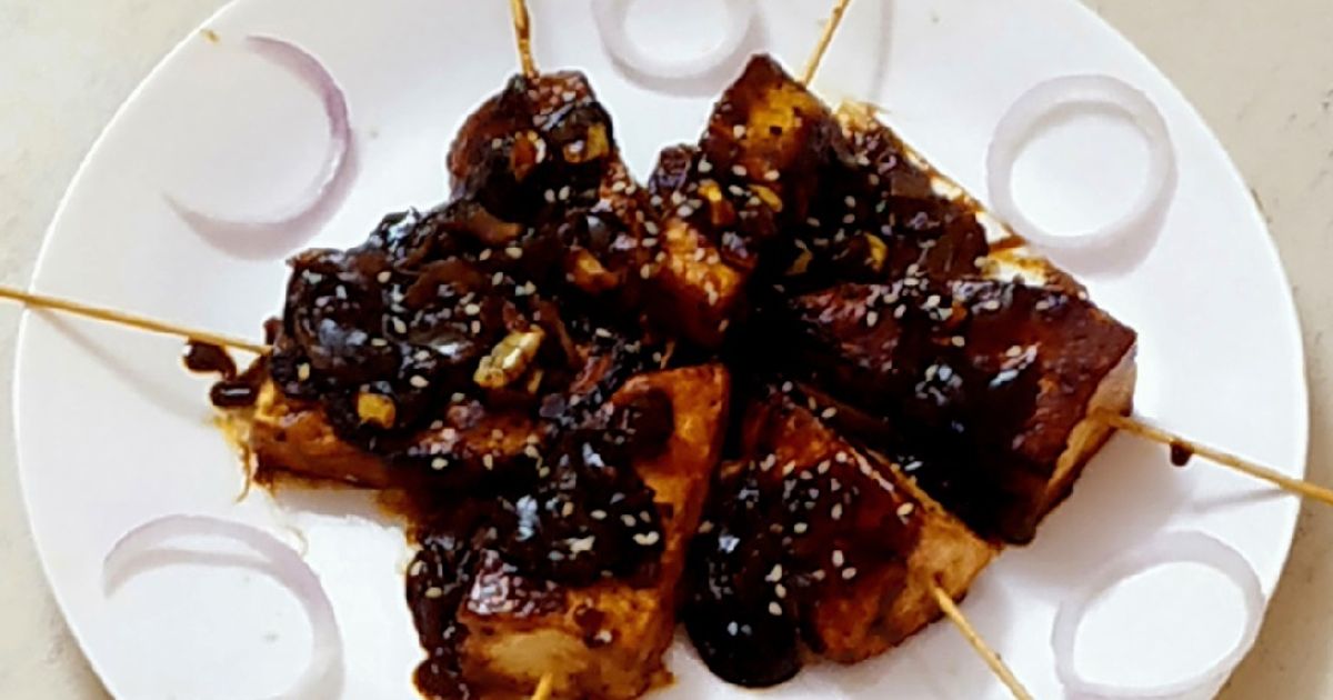 Paneer Satay Recipe by Sanchita Das - Cookpad