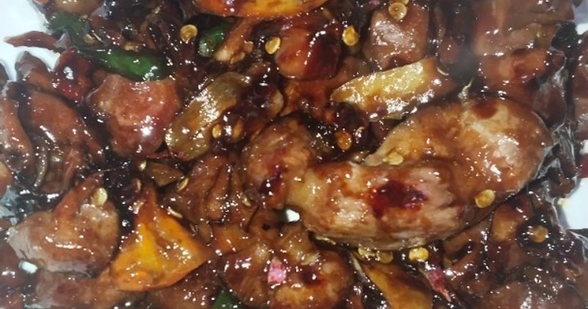 Resep Masak simple Oseng ampela hati ayam cabe pedas oleh Nekkoya 6 ...