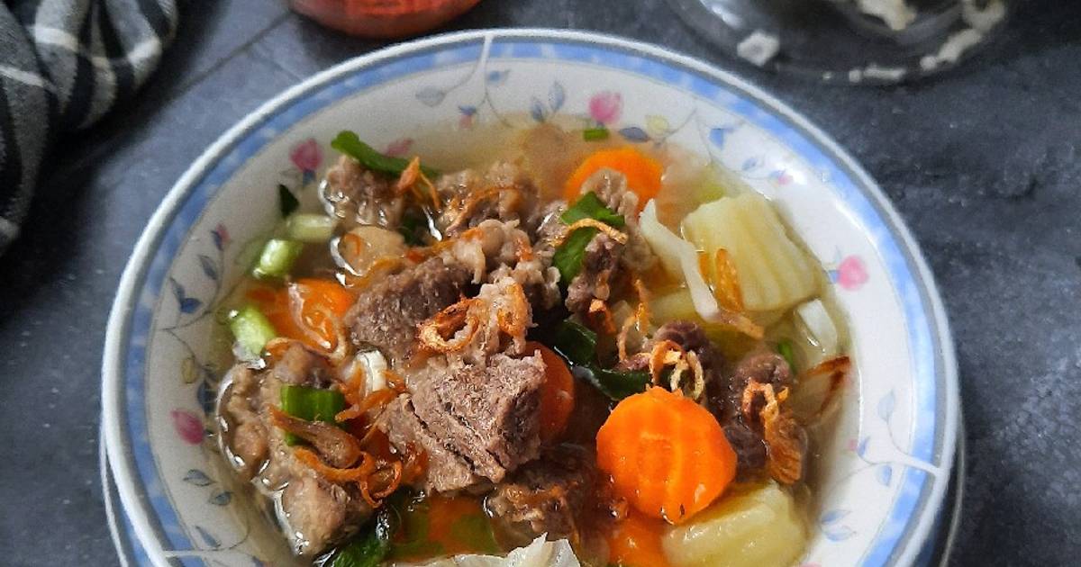 Resep Sop Daging Rempah oleh Ibu Malka - Cookpad