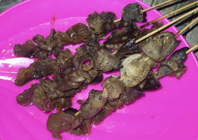 Resep Sate usus rempelo ati home made oleh Ita Cute's - Cookpad