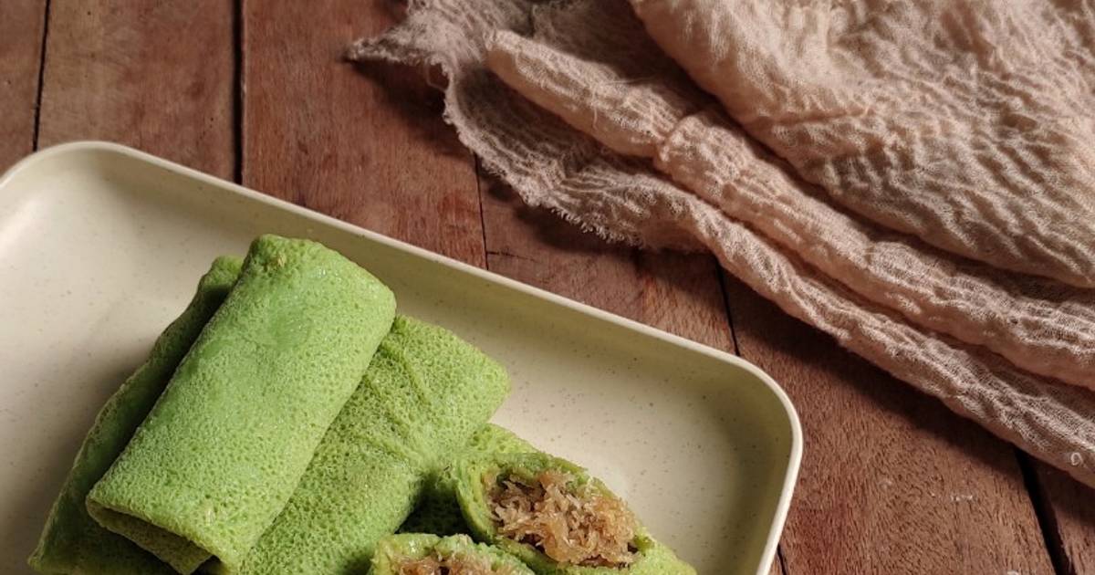 1.496 resep kue dadar gulung inti kelapa enak dan mudah - Cookpad