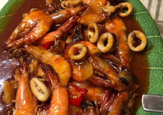 Resep Seafood Saus Padang Oleh Nor Alvisyah Cookpad