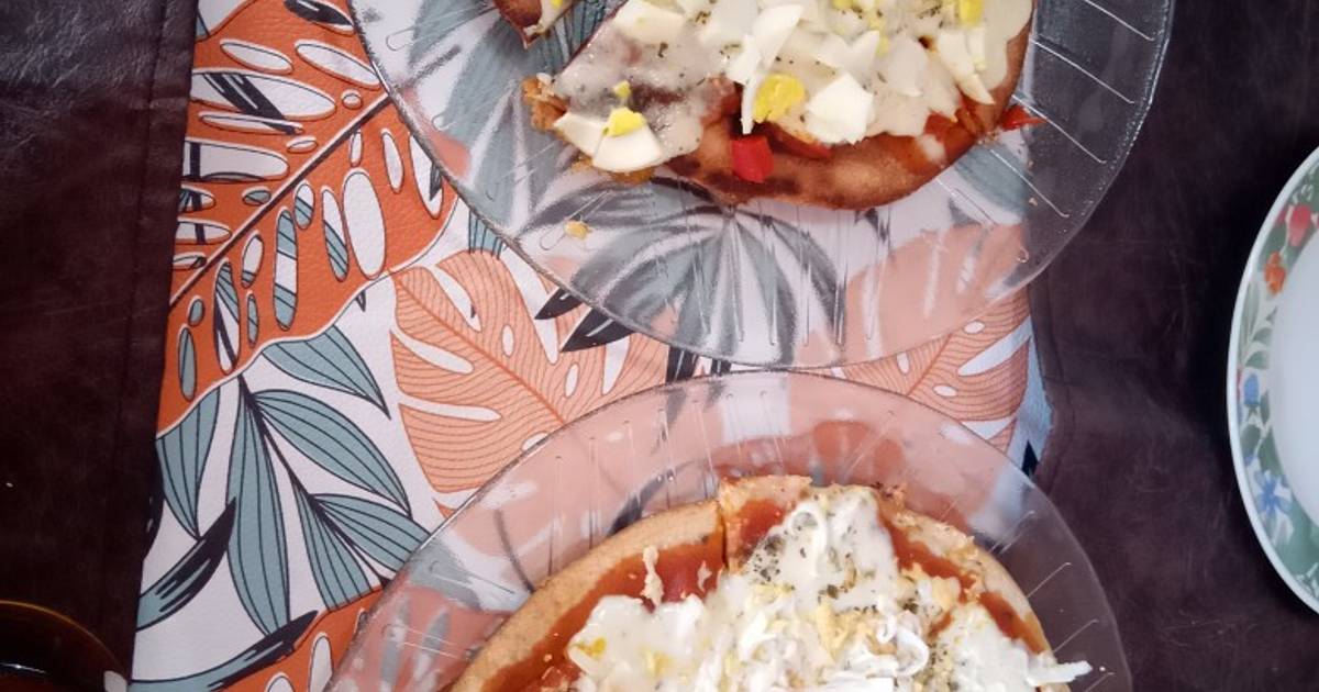 Pizza a la cacerola/sartén con harina para pizza Receta de Marisa ...