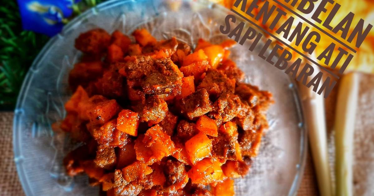 Resep Sambelan Kentang Ati Sapi Lebaran oleh Mutabikh Uwmi (مطبخ اومي ...